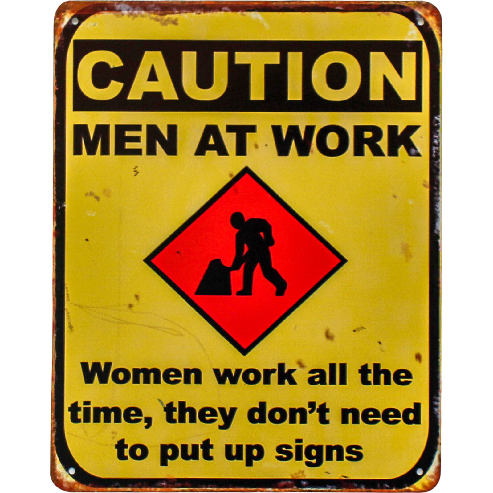 Sign Caution Men At Work | Buy Wholesale Homewares And Giftware Online ...